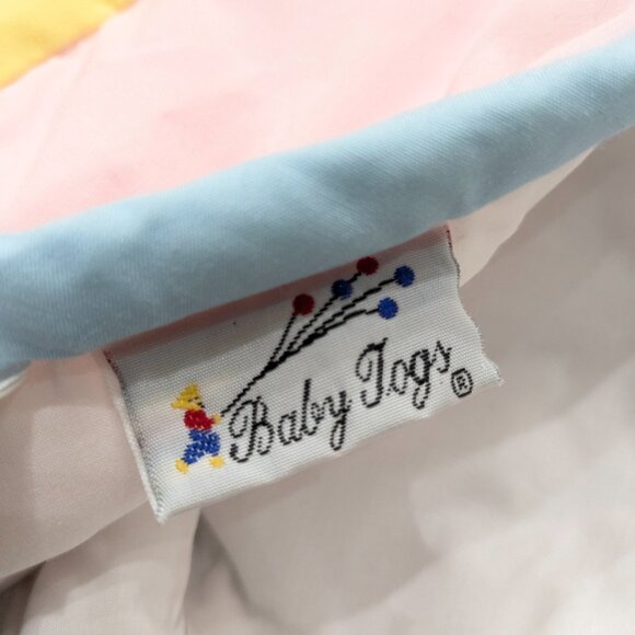 Baby Togs | Bedding | Vintage Baby Togs Baby Blanket Pastel Carousel ...